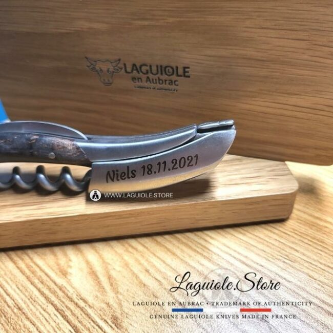 Laguiole Corkscrew Engraved | Personalized Wine Openers